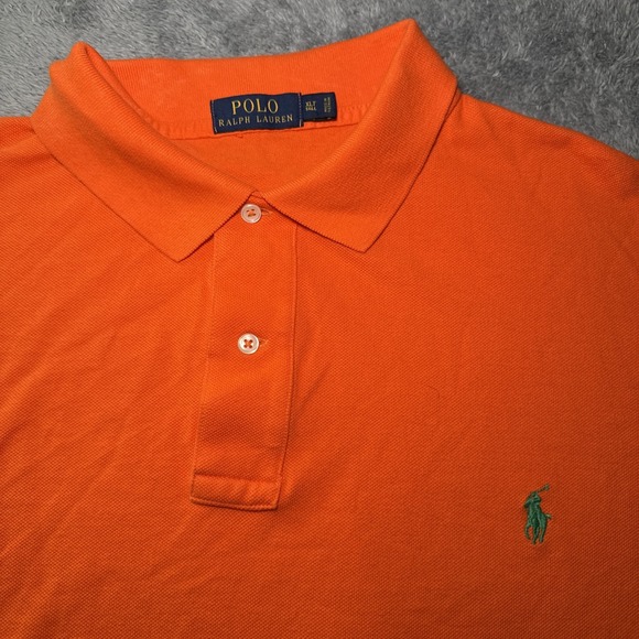 Ralph Lauren | Shirts | Polo Ralph Lauren Mens Xlt Tall Orange Short ...